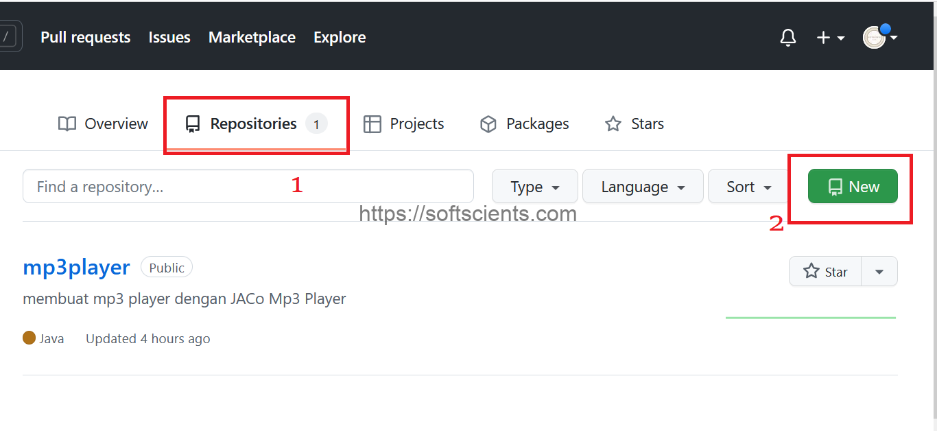 Berbagi Source Code dengan Github - Softscients