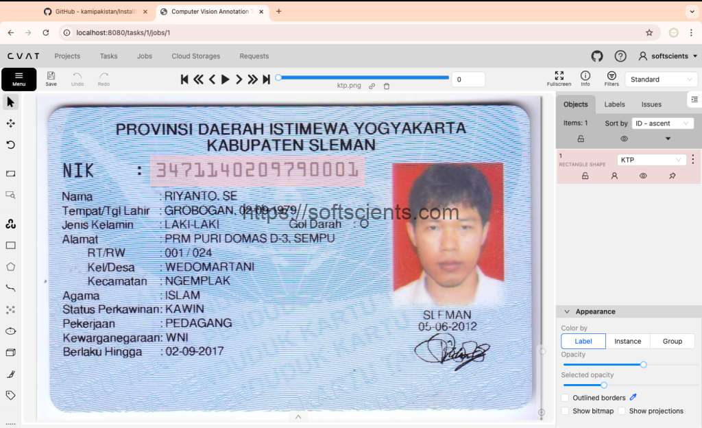 Model Deep Learning untuk Deteksi NIK KTP Indonesia - Softscients